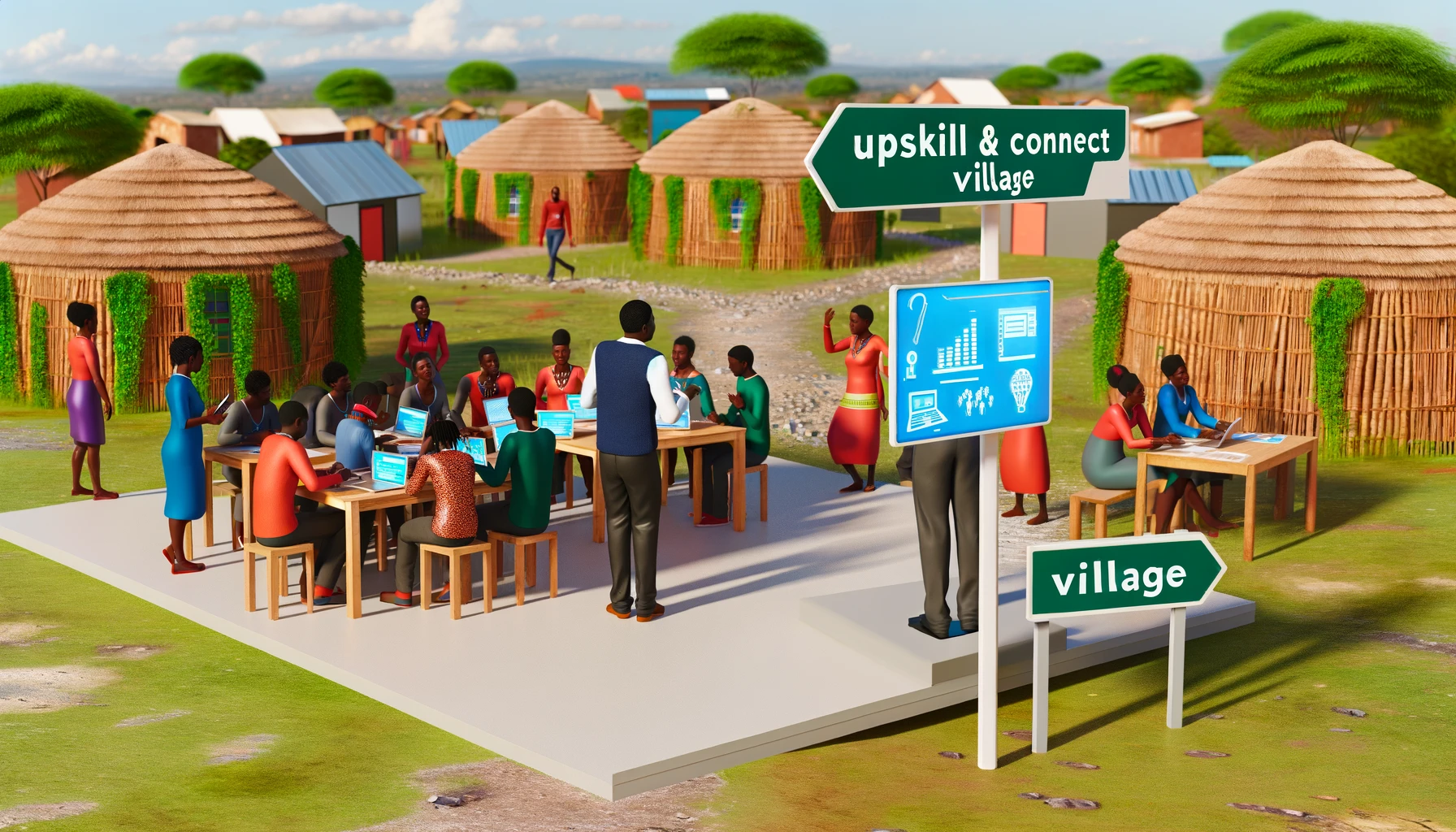 What is the Upskill & Connect Village all about? - The Digital Librarian